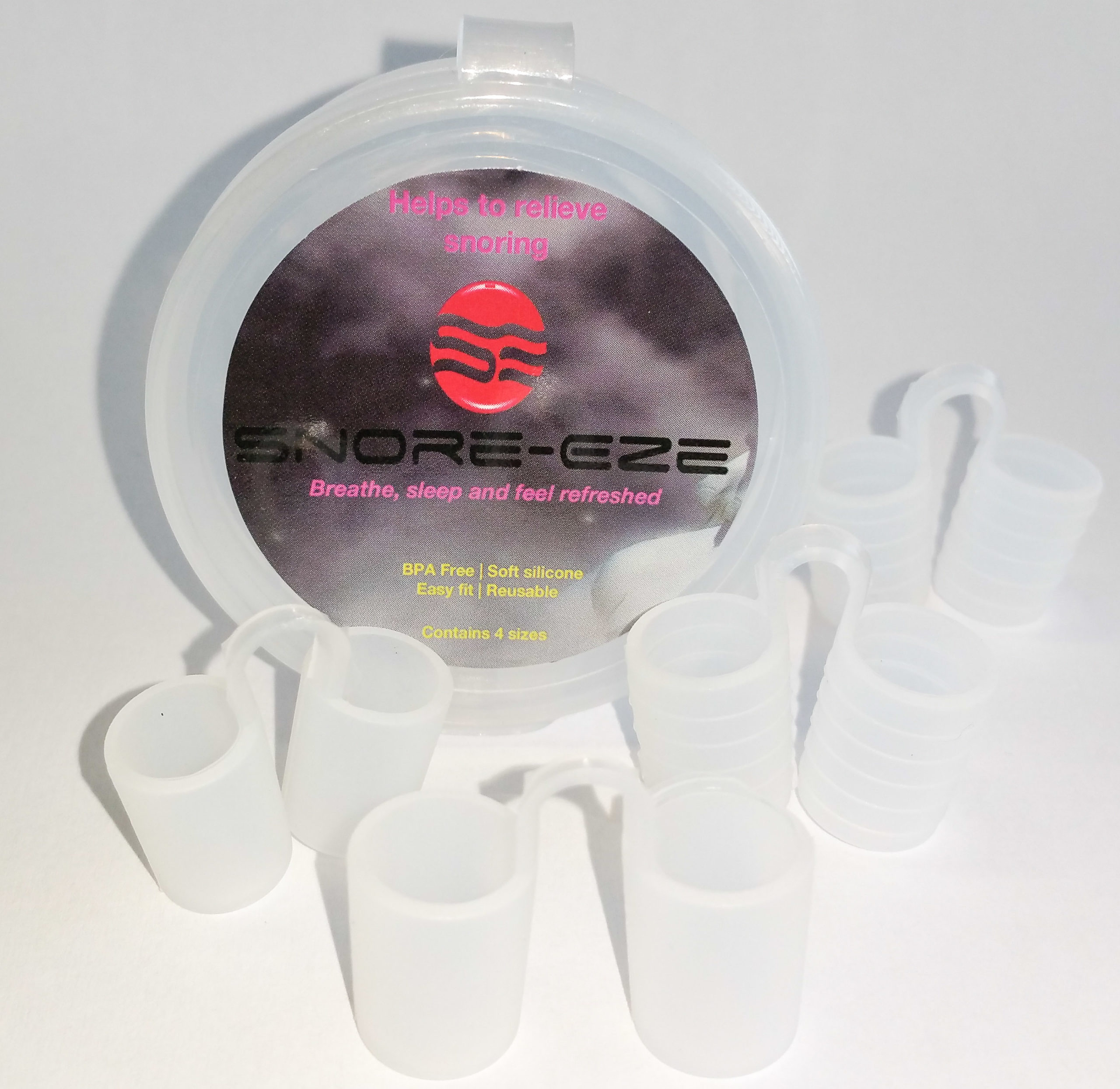 Anti snoring device - Snore-eze nose vents - helps reduce or eliminate ...