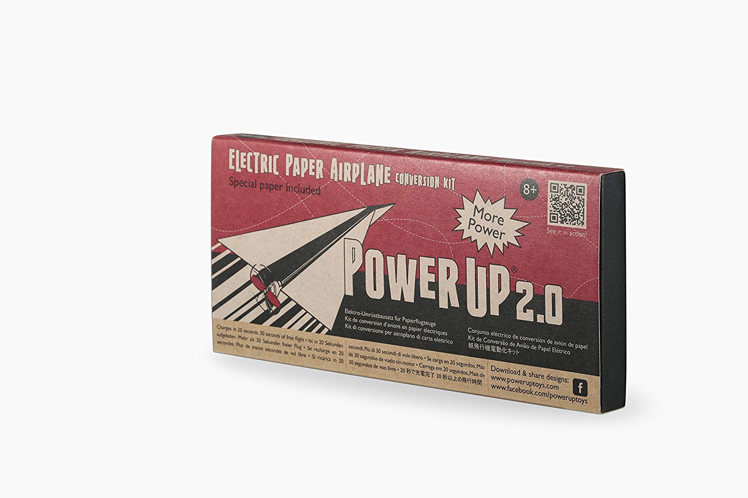POWERUP 2.0 Paper Airplane Conversion Kit | Electric Motor for DIY ...